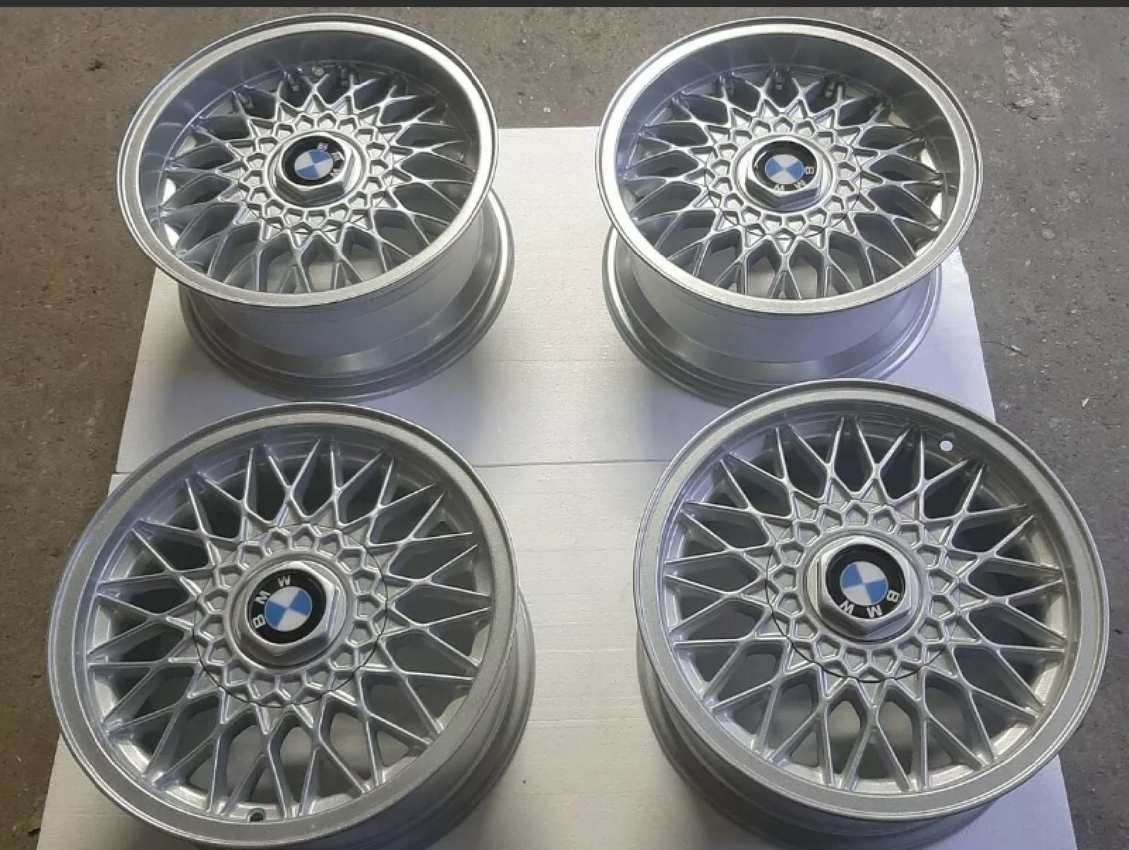 Bbs Rz Style 5 felge 15 4x100 Et24/20 Bmw E10 E21 E30 Kocka Golf mk2