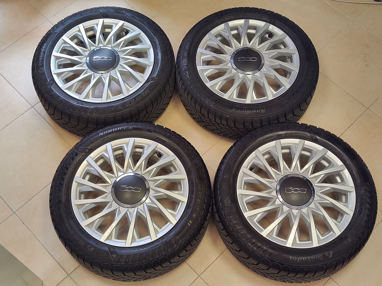 Fiat 500 felge 15, zimske 2023