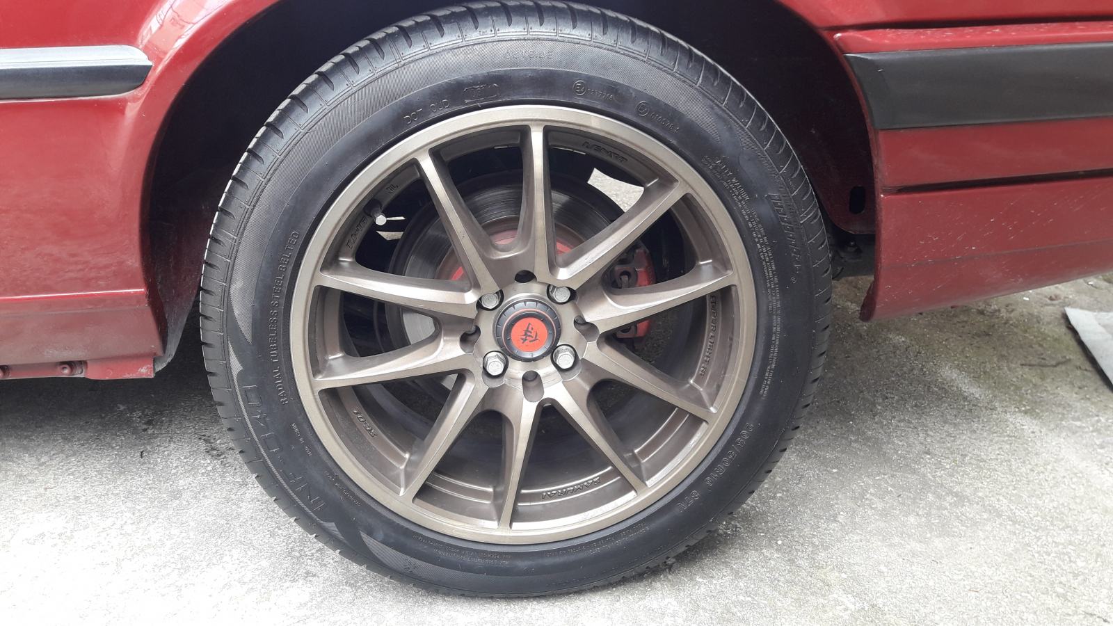 Lenso Samurai Superlight RT SC01 7jx16 4x100 sa gumama