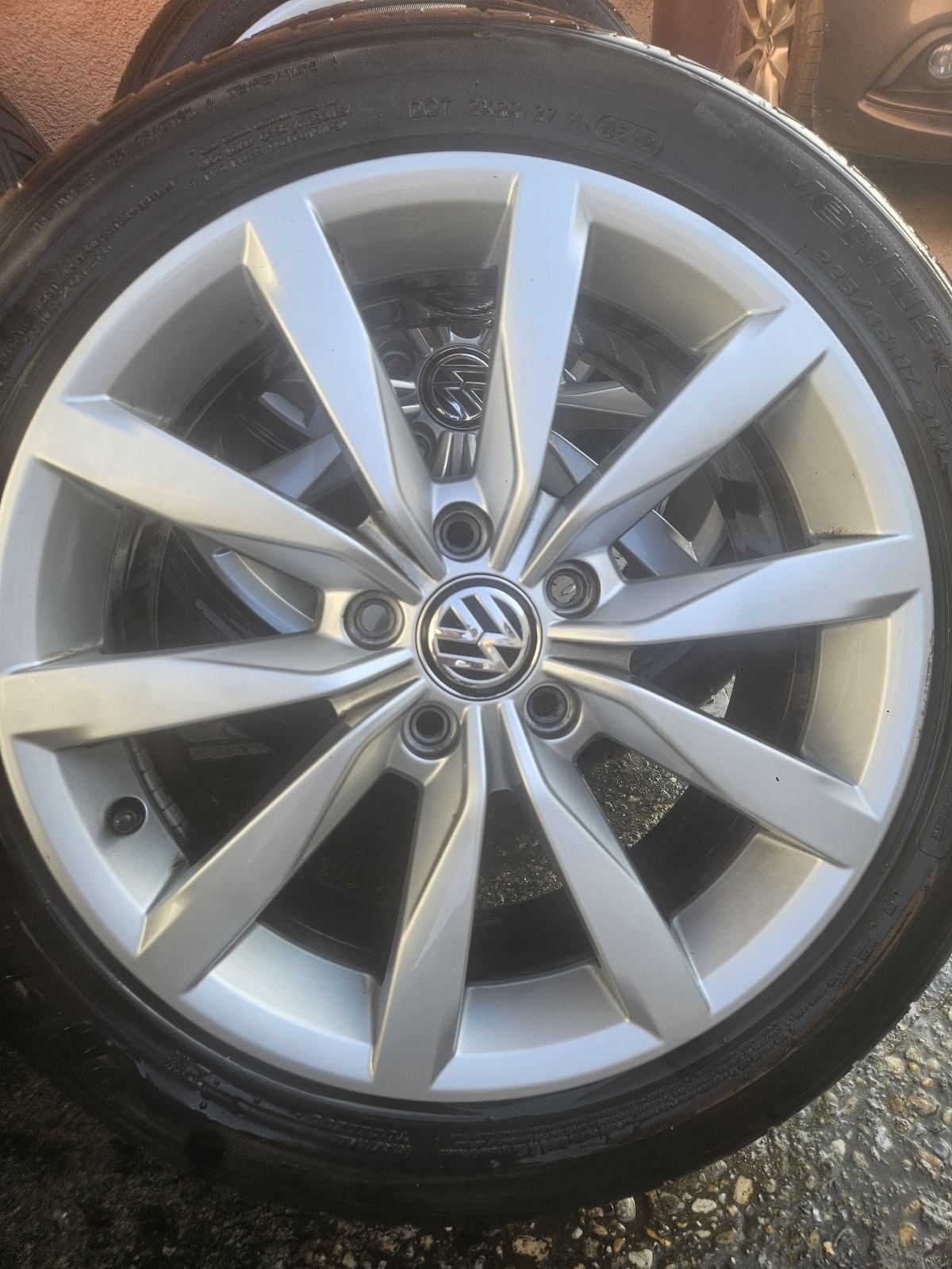 Orginal VW Dijon aluminijske felge 17 rupe 5x112, 4 kom. Golf 6 7 8