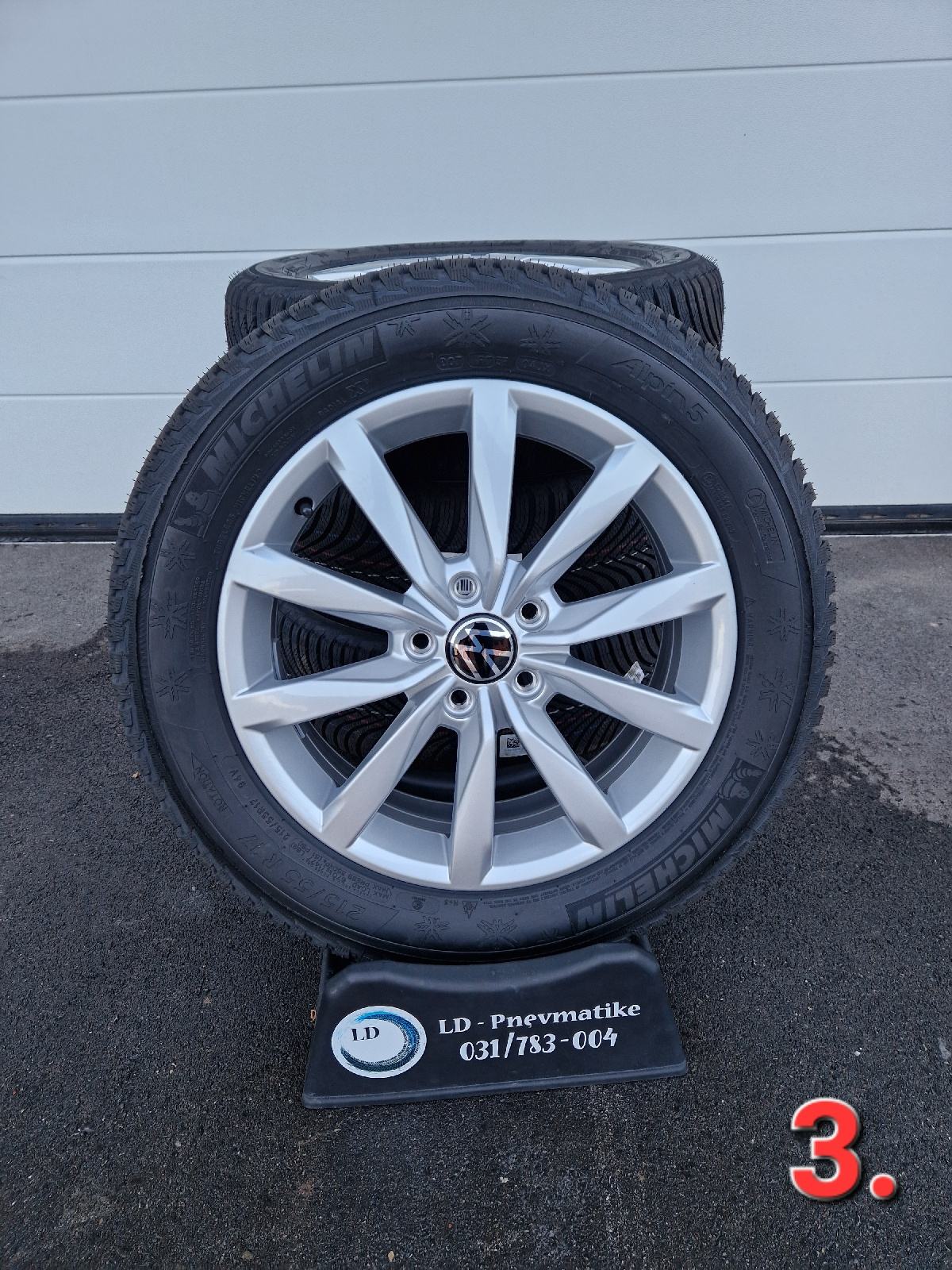 Original Alu felge VW 17 Dijon T-ROC - NOV zimski set