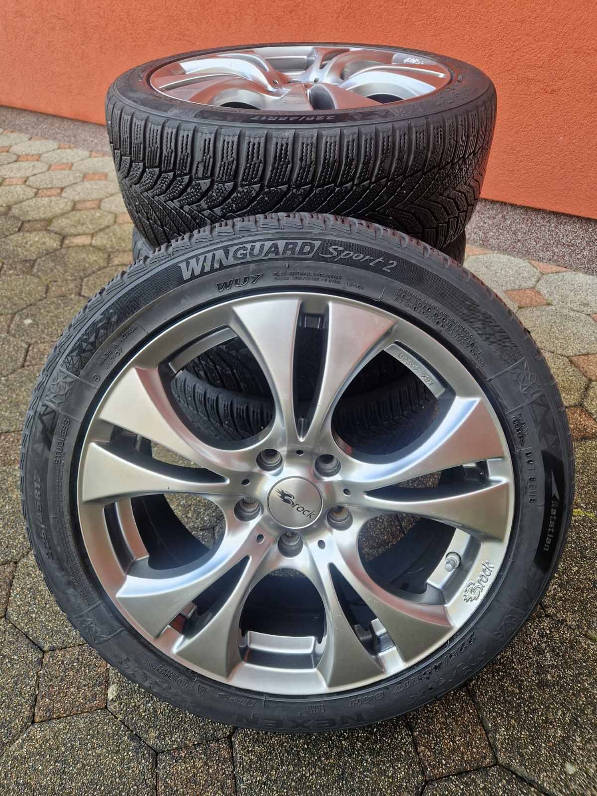 Original BROCK RC Alu felge 17 5x112 sa Nexen gumama + TPMS senzori