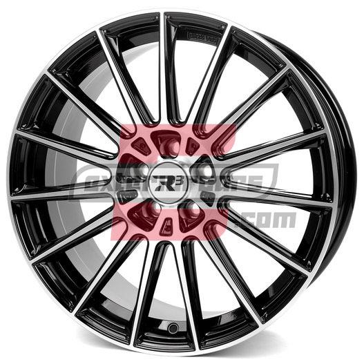 R³ Wheels R3H07 - black-polished