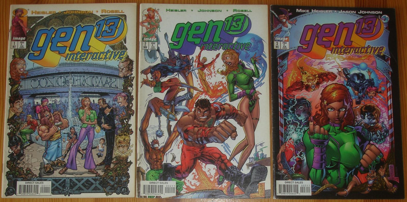 Gen 13 - Interactive / komplet 1-3 / Image, 1997