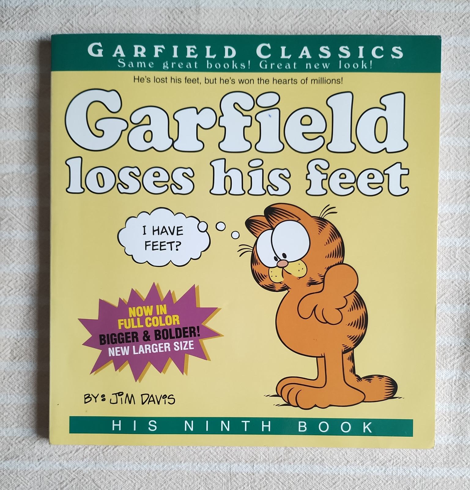 J.DAVIS GARFIELD LOSES HIS FEET 2004 humor