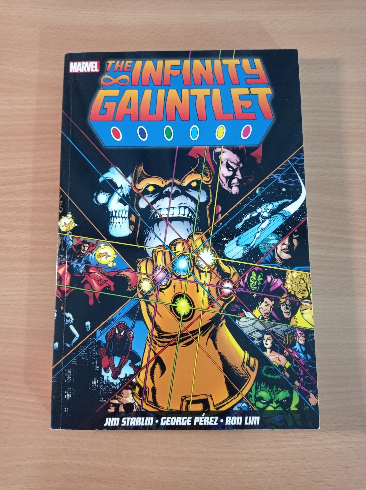 Marvel Comics THE INFINITY GAUNTLET strip