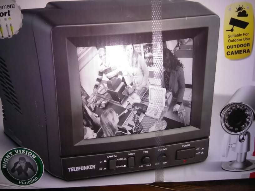 Telefunken monitor i kamera