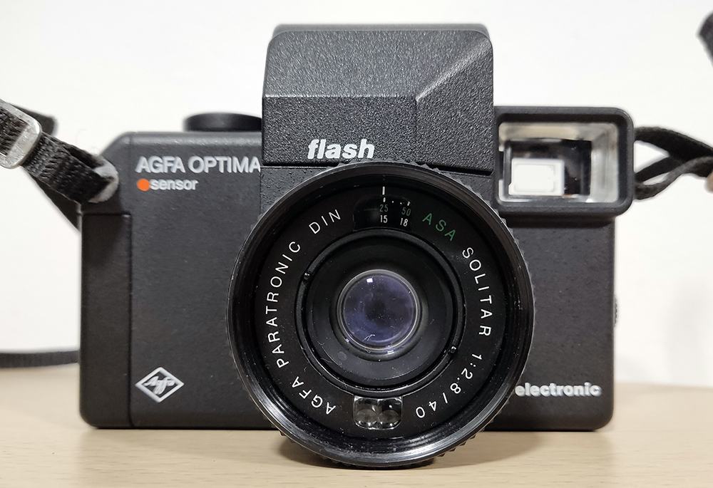 Agfa optima sensor flash - 40mm f2.8 + futrola