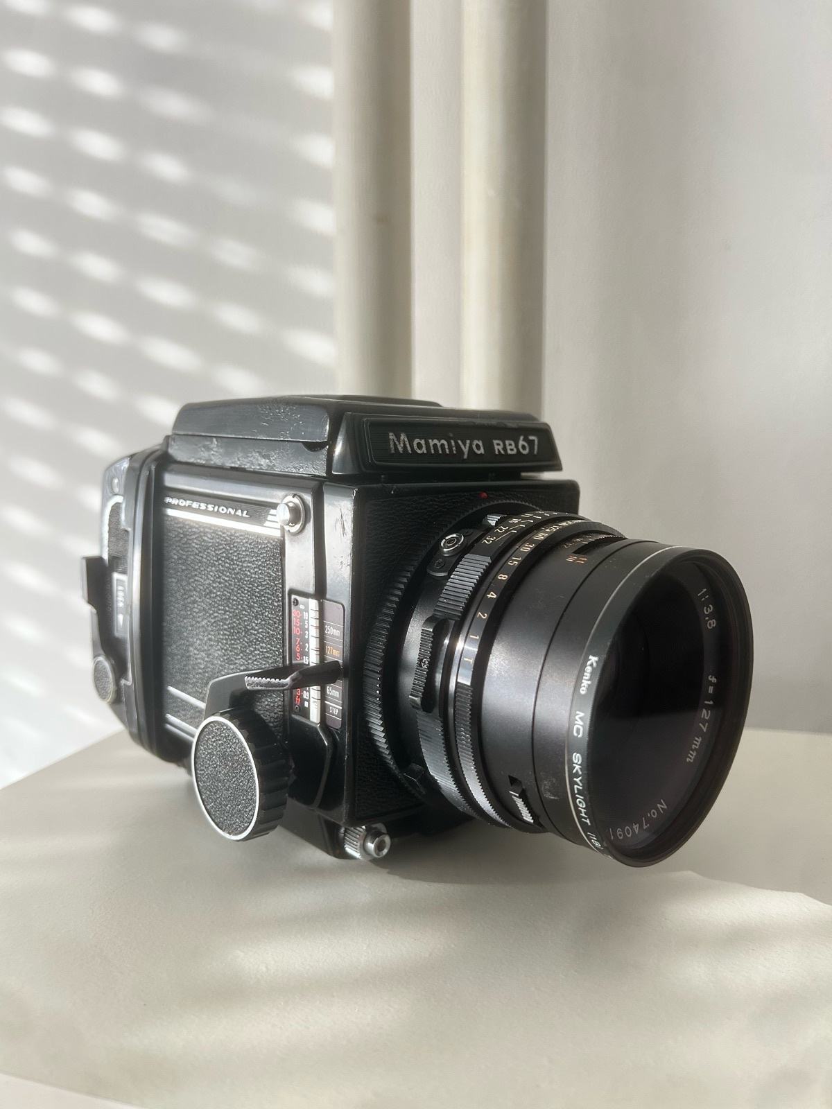 Mamiya RB67, 127mm f3.8, 6x7 back