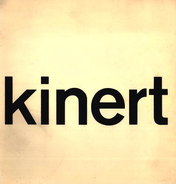 Albert Kinert - katalog izložbe 1965