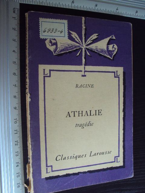 Athalie tragedie racine 1933
