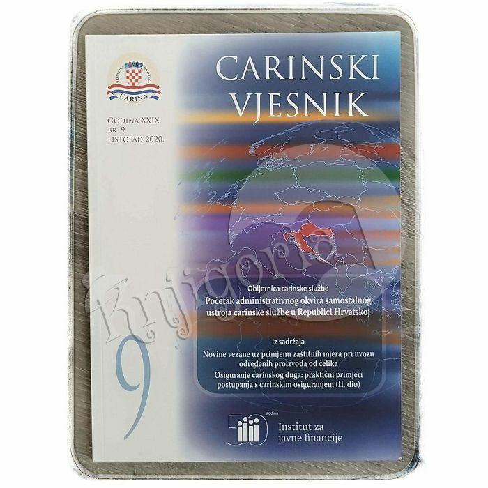 Carinski vjesnik 9/2020.
