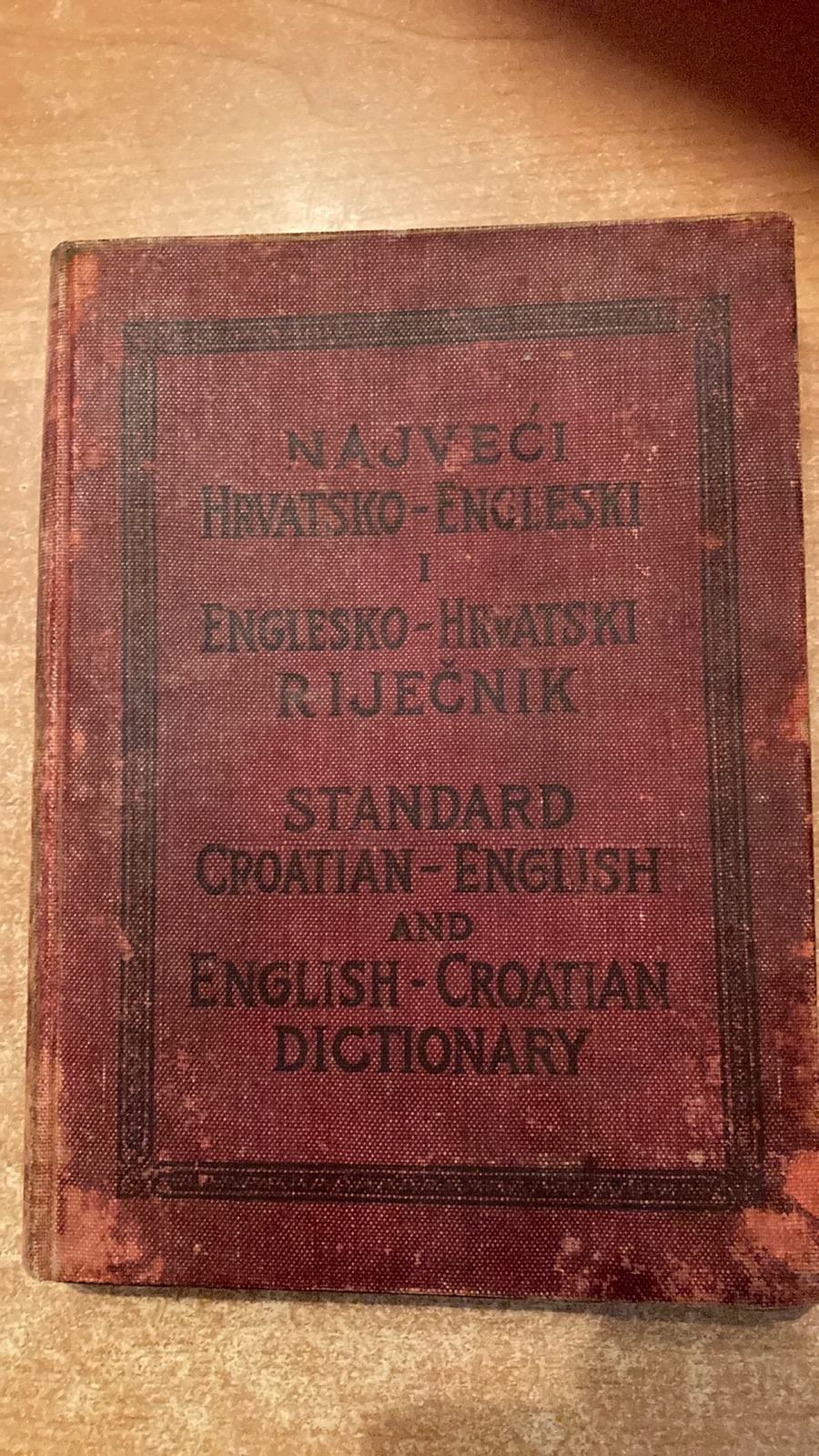 FRANCIS BOGADEK:NAJVEĆI HRVATSKO-ENGLESKI I ENGLESKO-HRVATSKI RJEČNIK