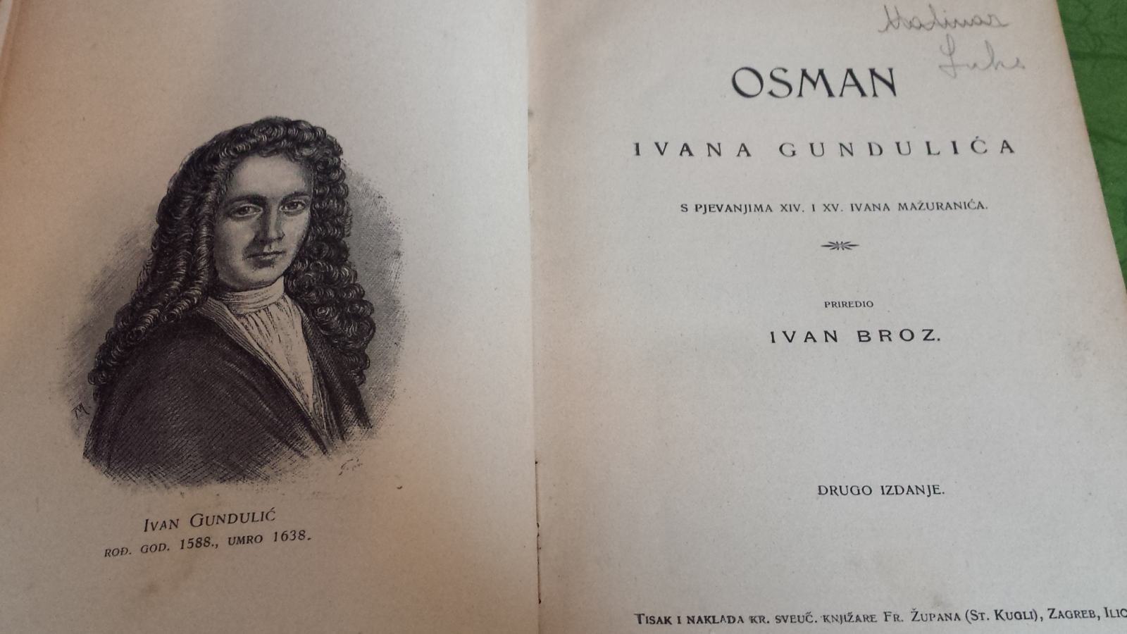 Ivan Gundulić - Osman drugo izdanje