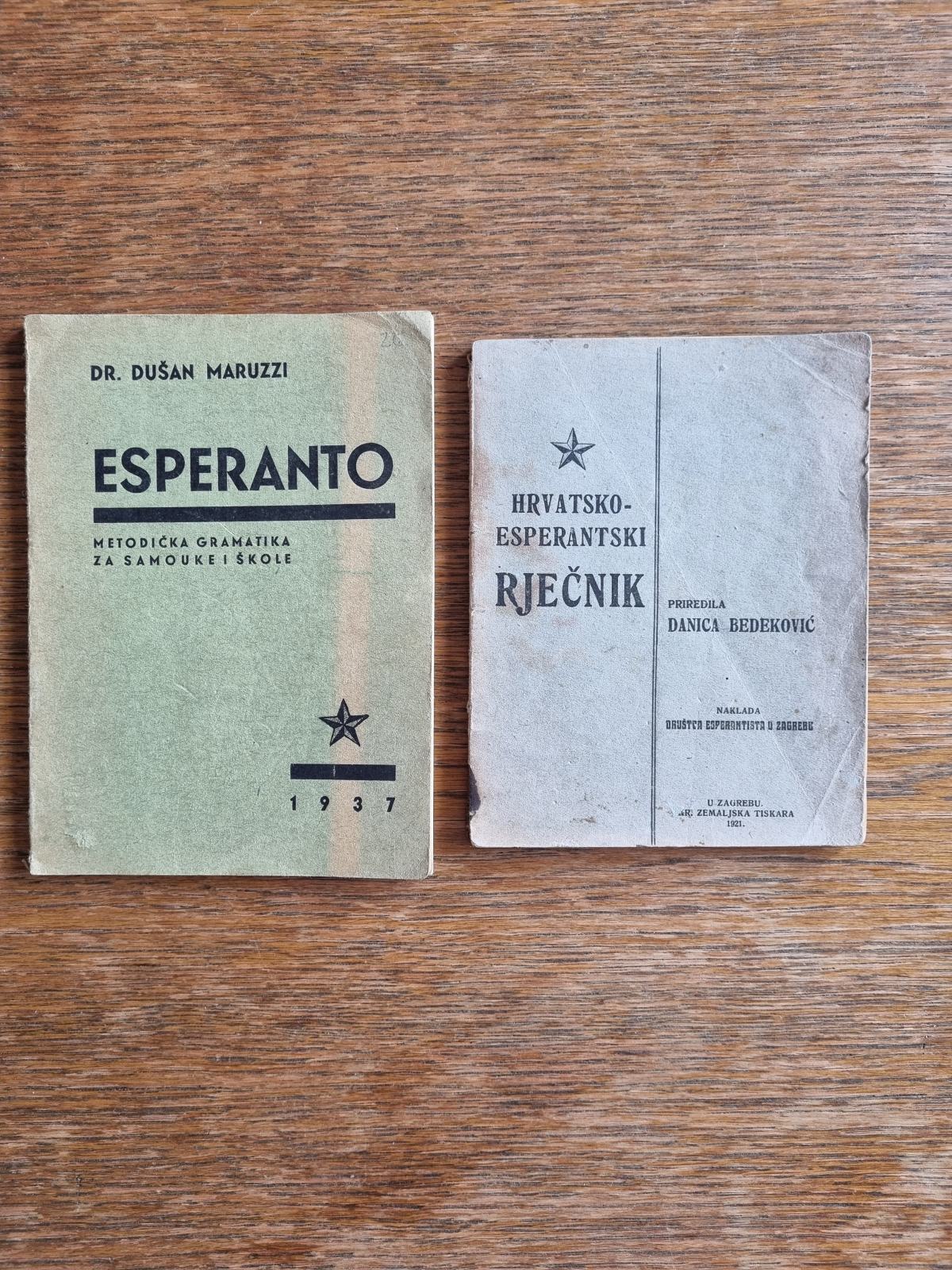 LOT ESPERANTO - rječnik iz 1921. i gramatika iz 1937.