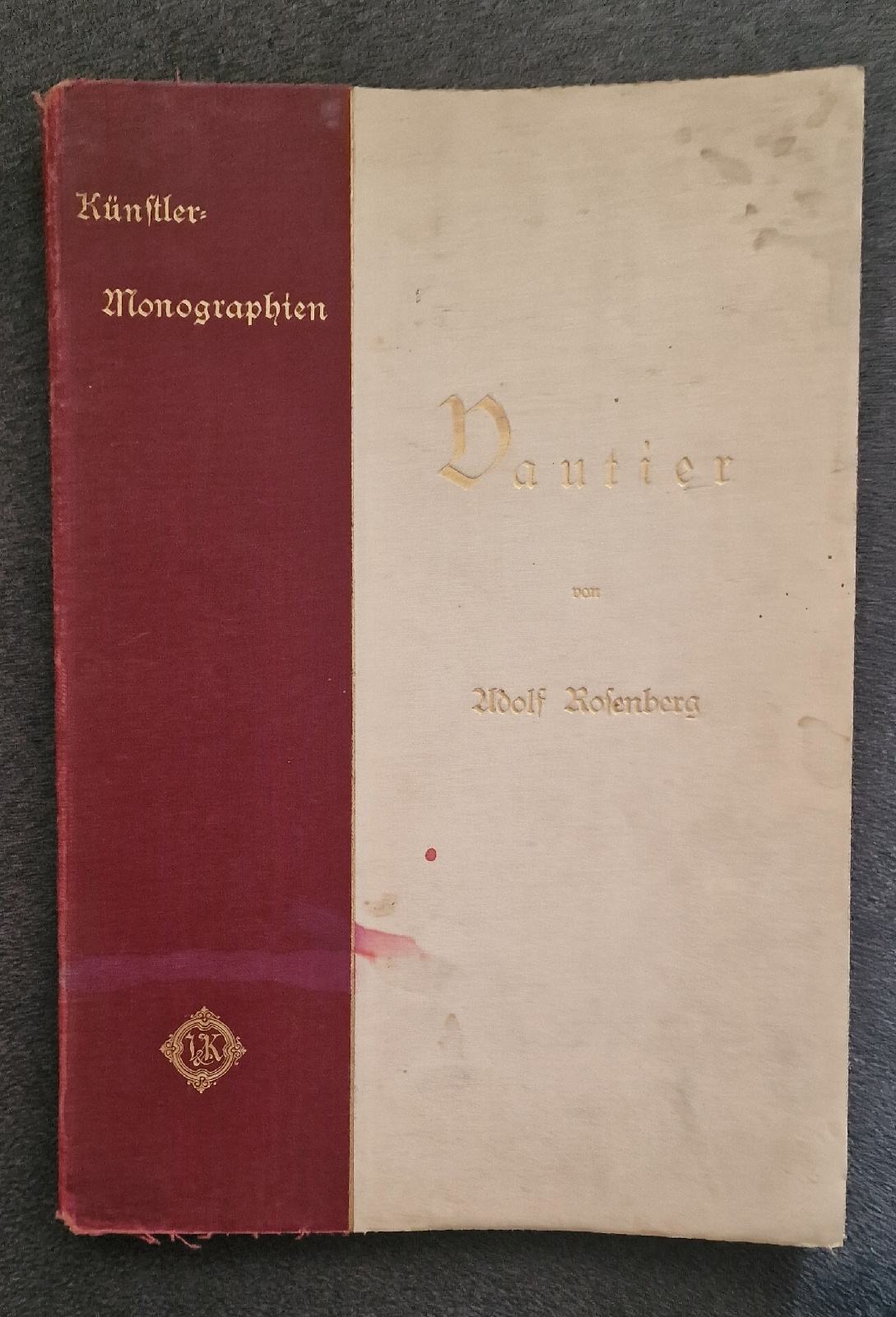 Monografija iz 1897. DAUTIER od autora A. Rosenberg