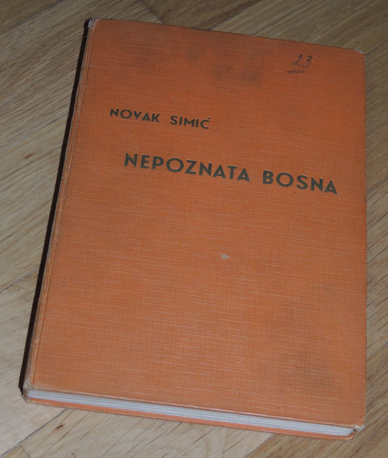 Novak Simić Nepoznata Bosna posveta autora gradonačelniku Werneru