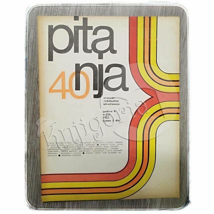 Pitanja: znanost-tekstualna istraživanja 40/1972.