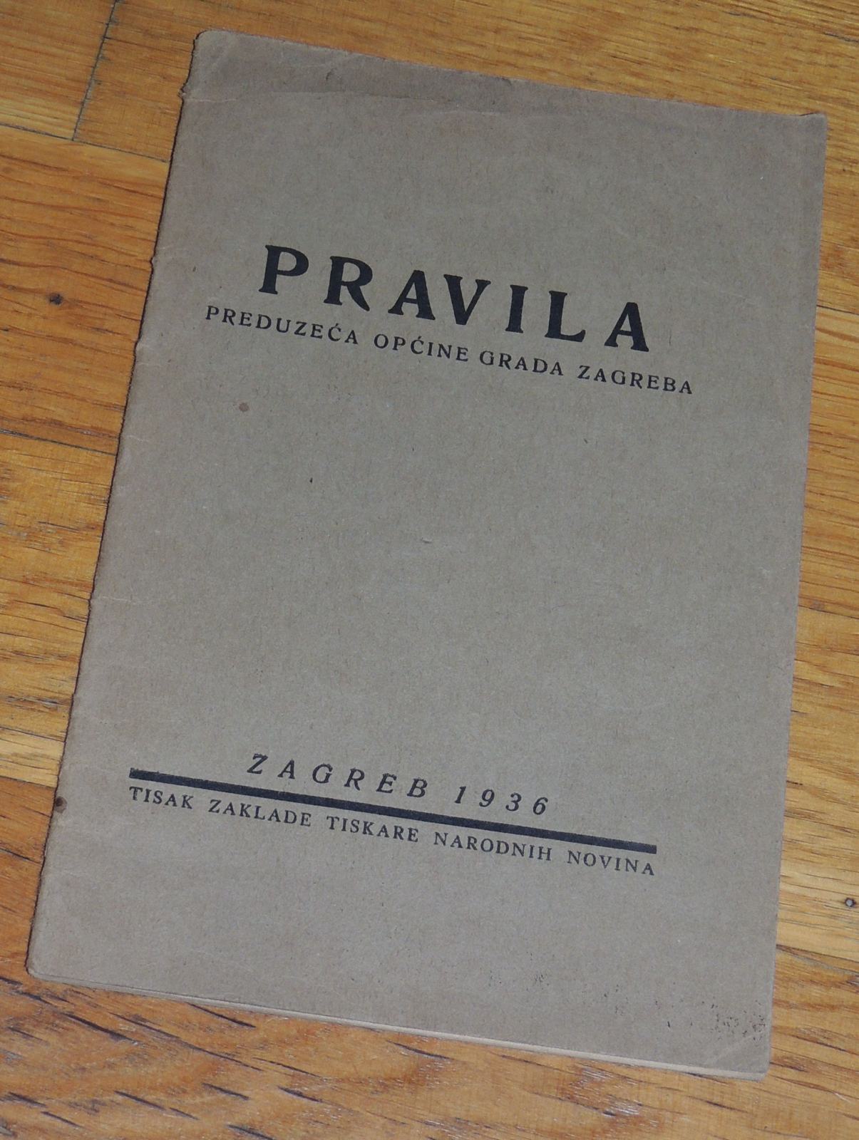 Pravila preduzeća općine grada Zagreba