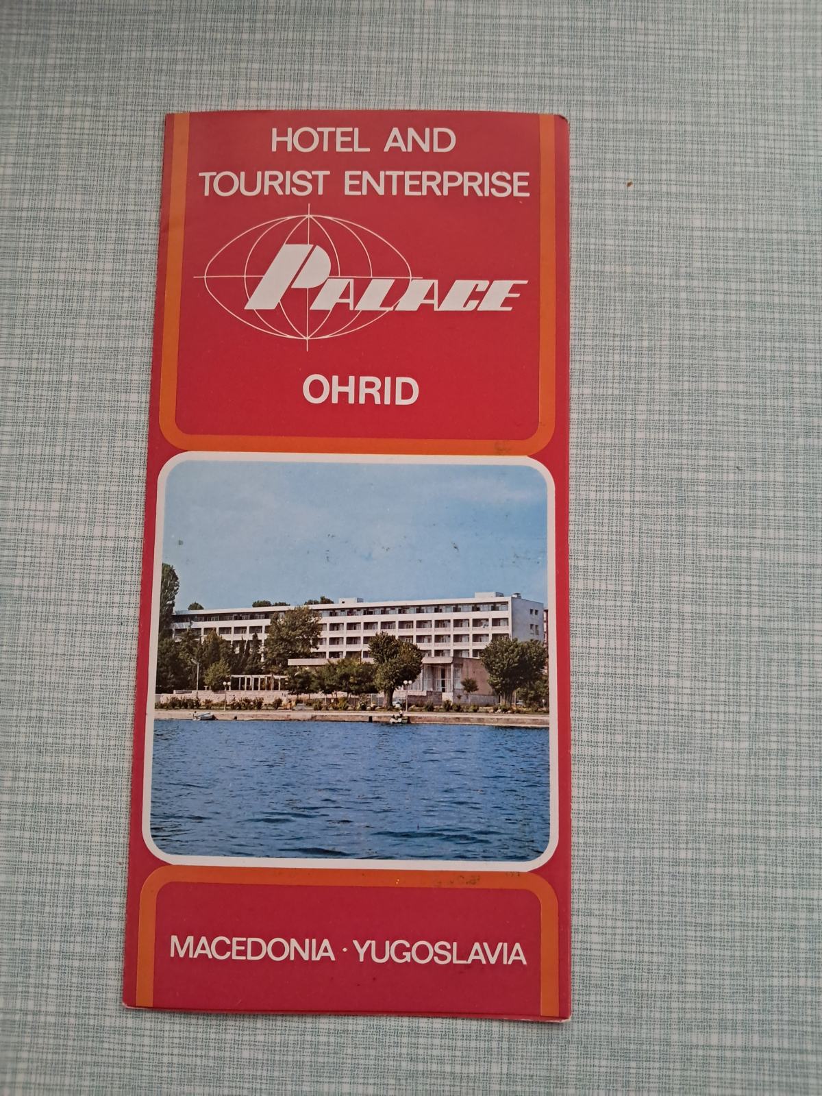 prospekt hotel palace ohrid 1979 macedonia-yugoslavia