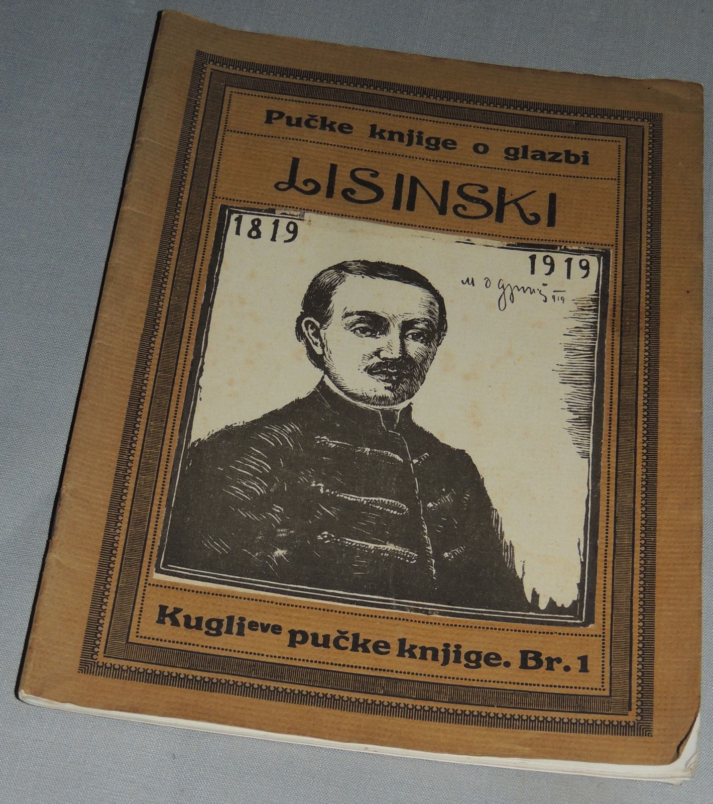 Pučke knjige o glazbi LISINSKI Naklada Kugli