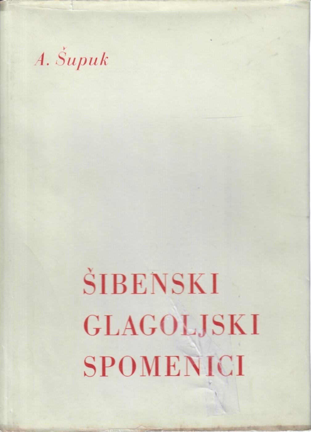 Šibenski glagoljski spomenici