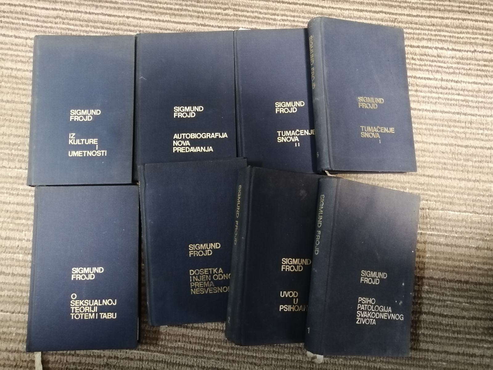 Sigmund Frojd - komplet 8 knjiga