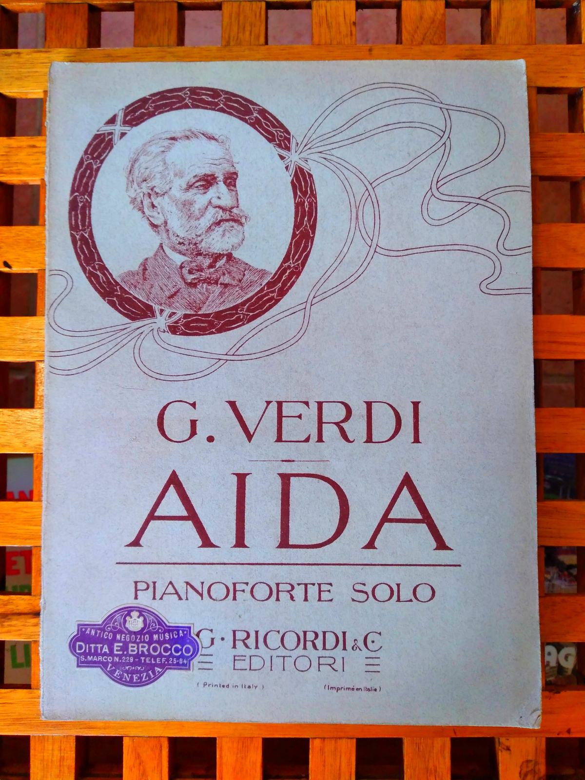 STARE NOTE G.VERDI AIDA PIANOFORTE SOLO