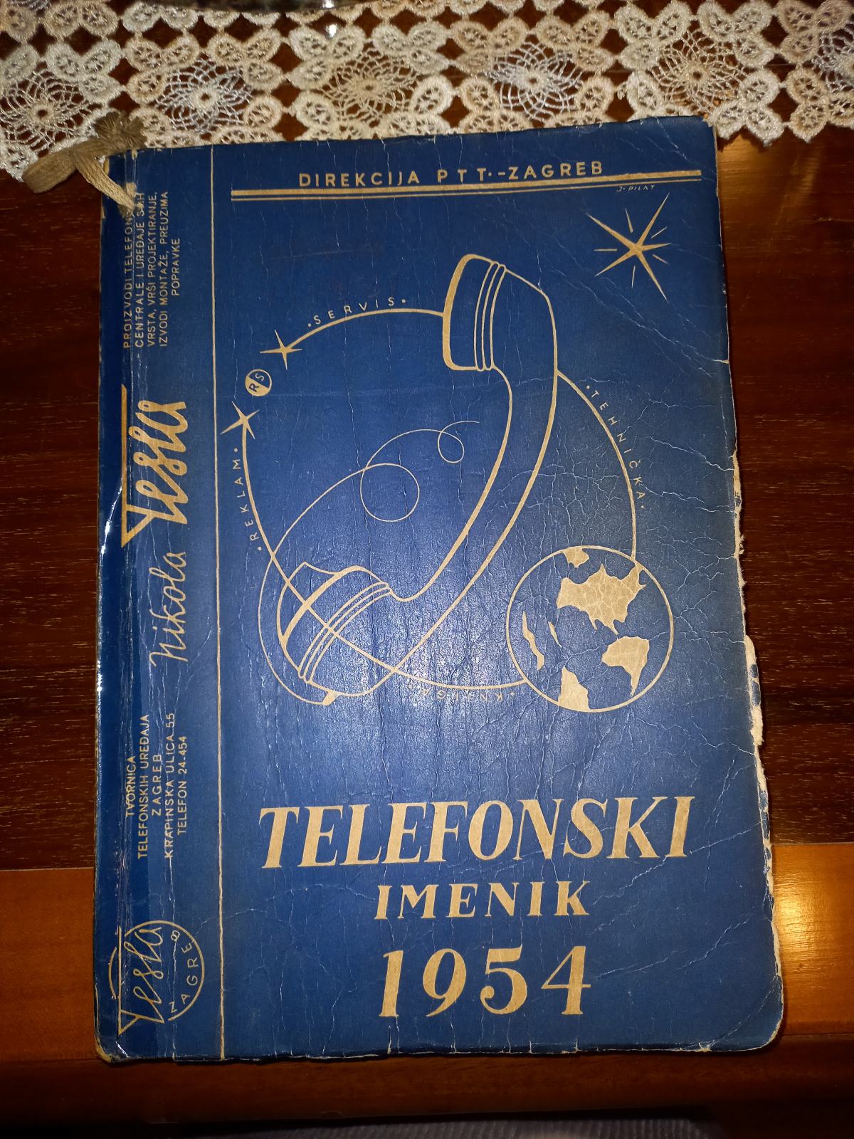 TELEFONSKI IMENIK 1954