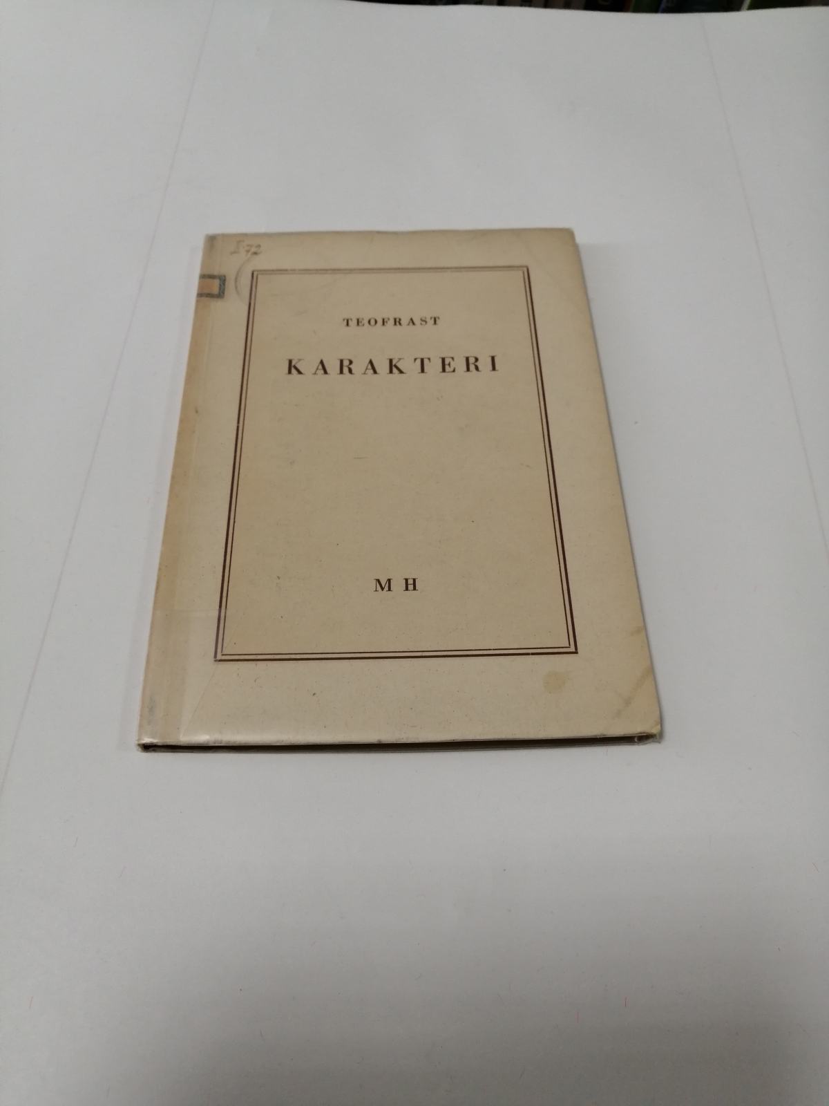 TEOFRAST KARAKTERI