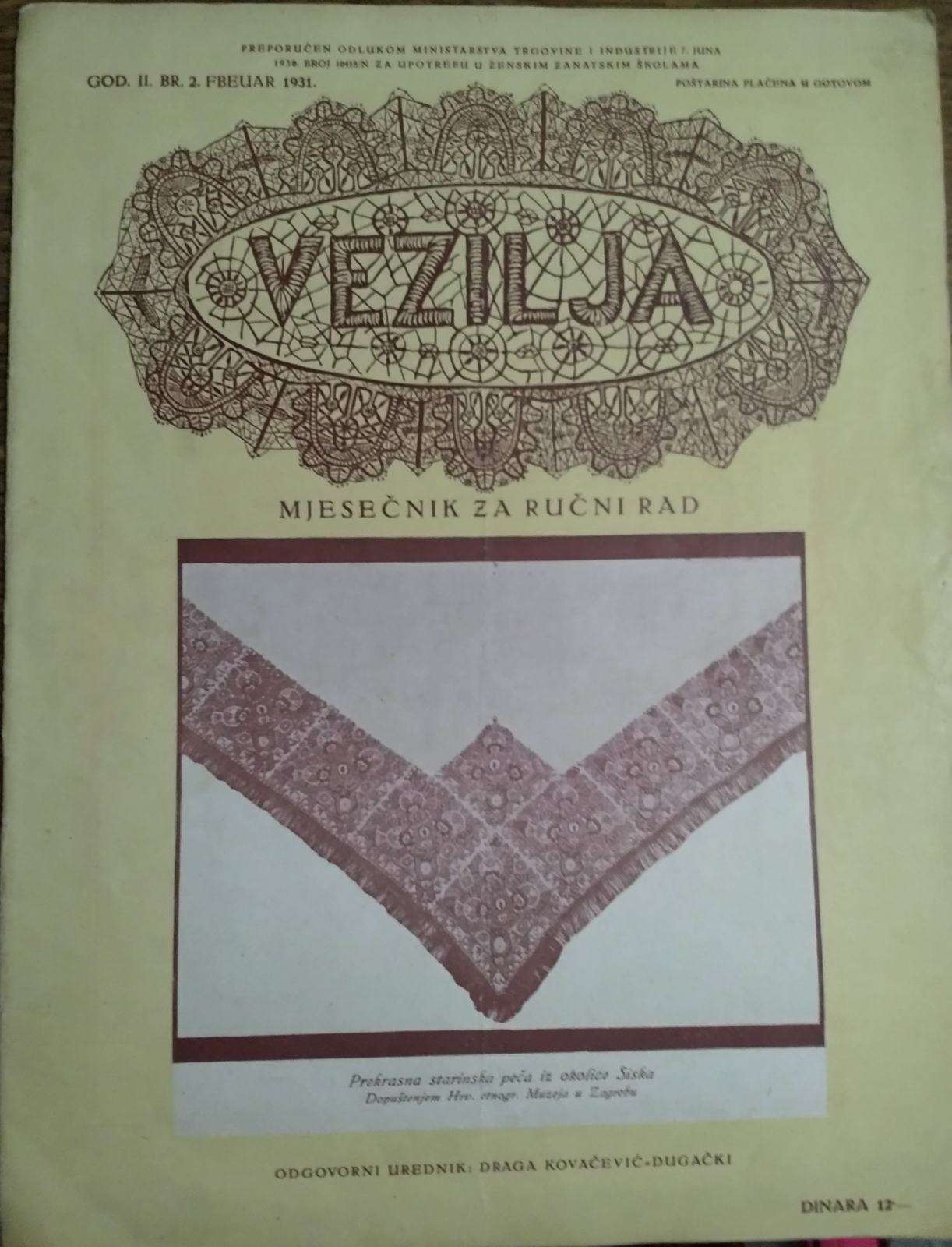 Vezilja, mjesečnik za ručni rad