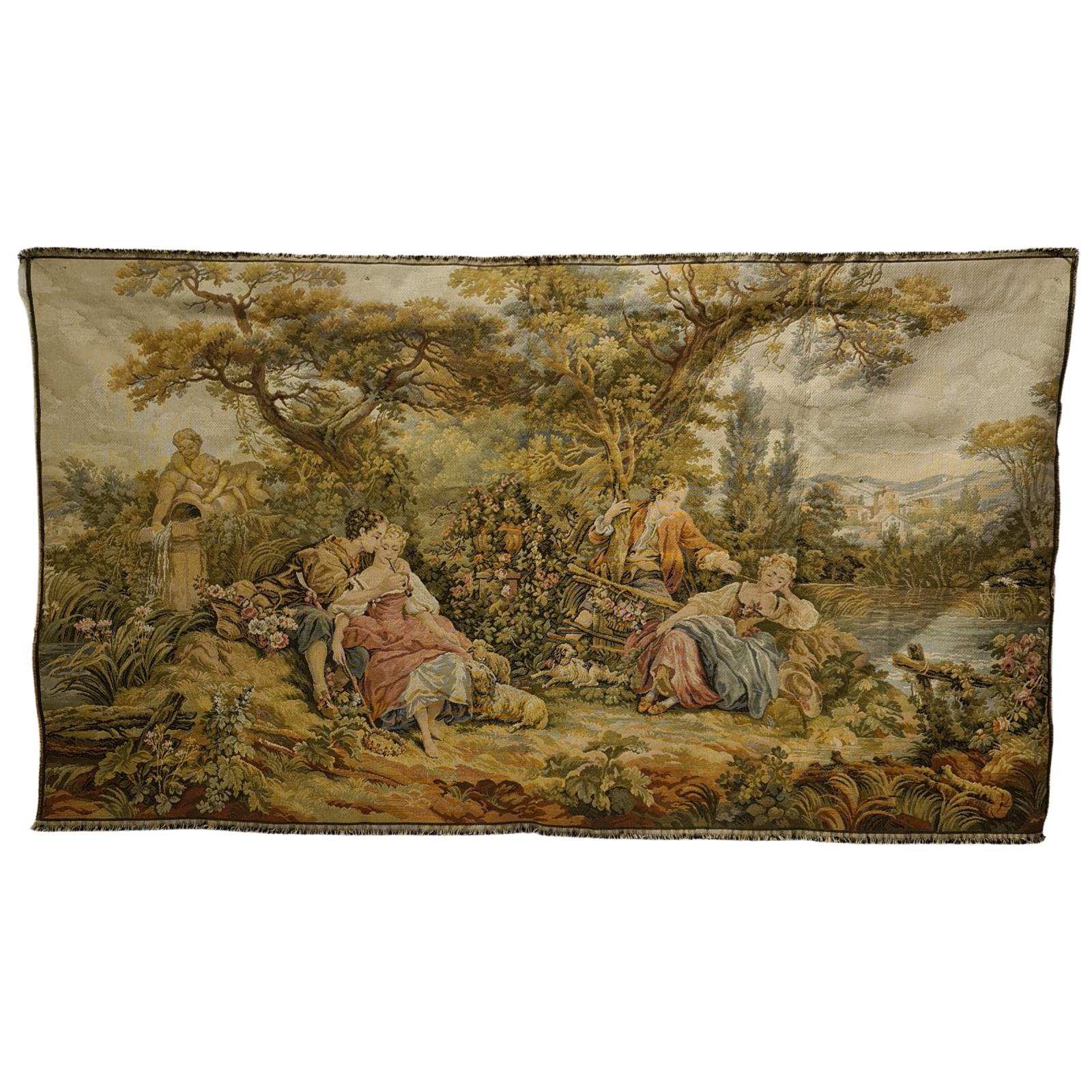 Antikna Francuska Zidna Tapiserija