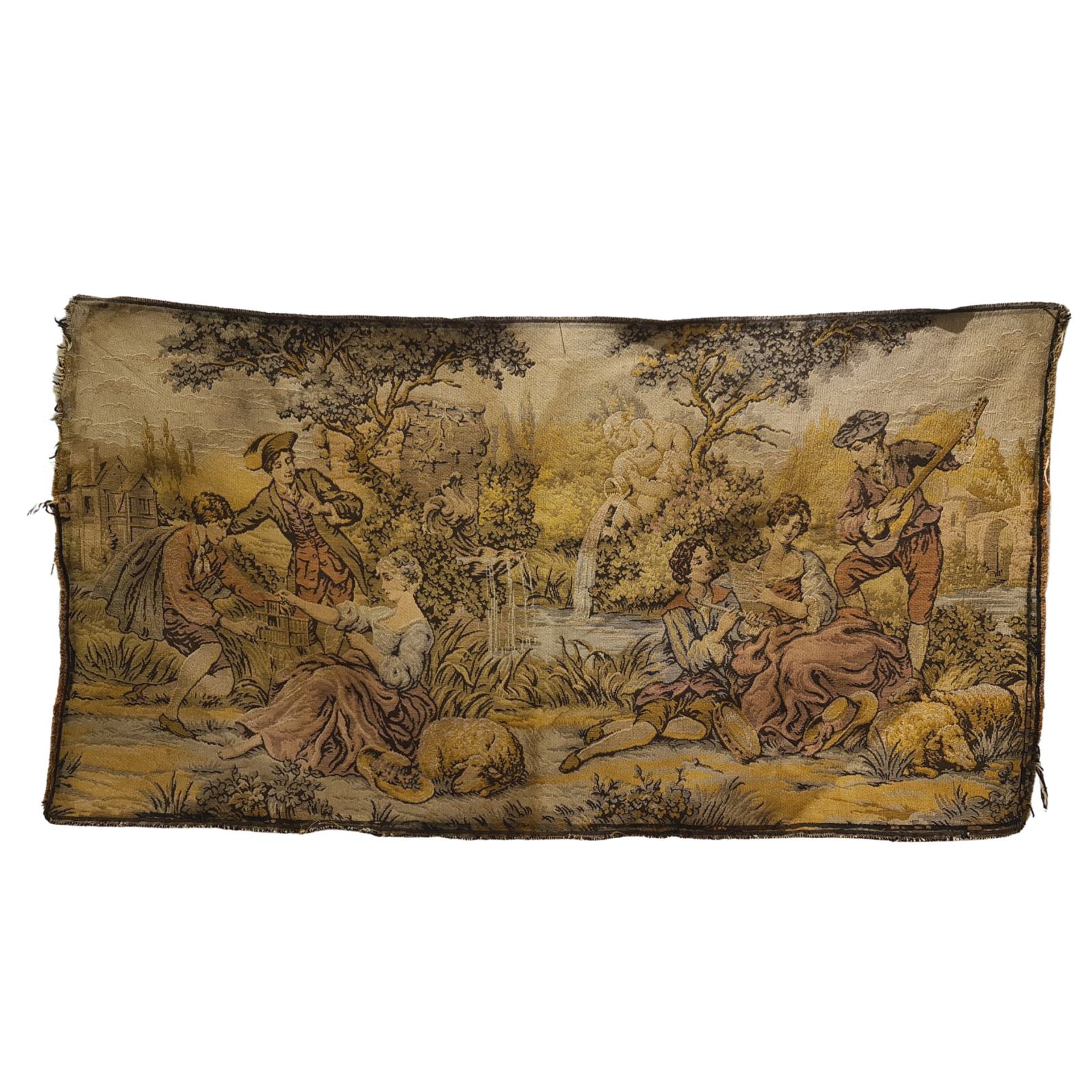 Antikna Francuska Zidna Tapiserija