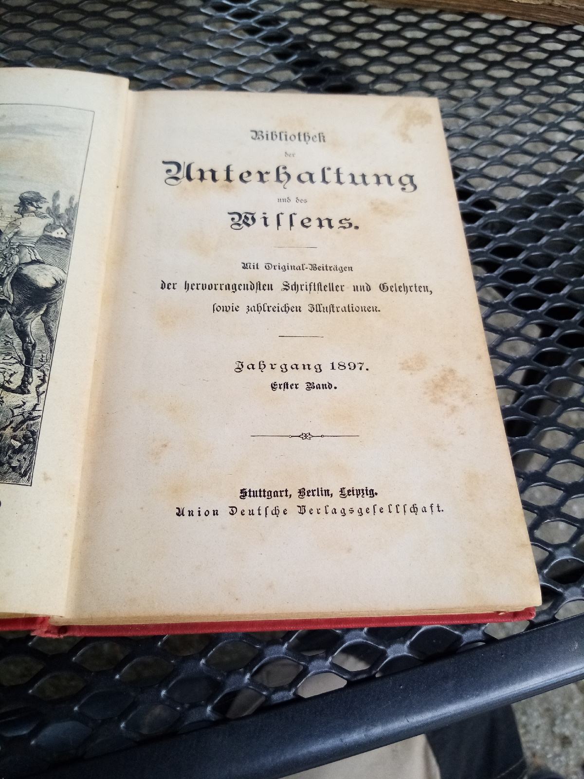 Antikvitet knjiga, brosura iz 1897 na Njemackom jeziku