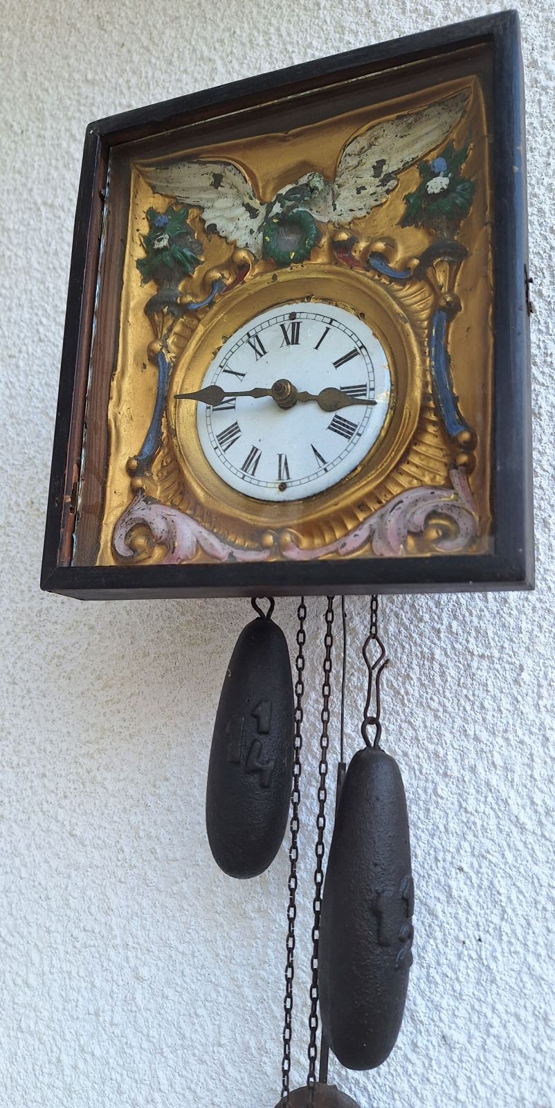 antique zidni sat / šoten