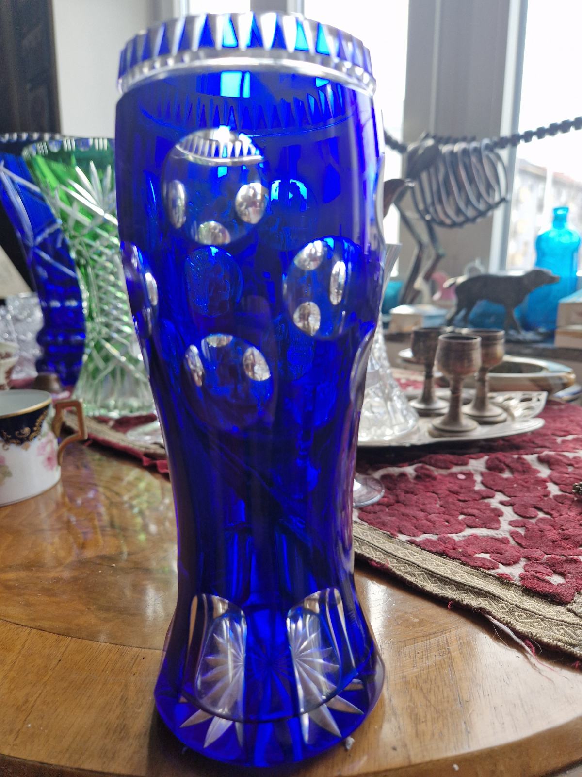 Art Deco, plavi kristal