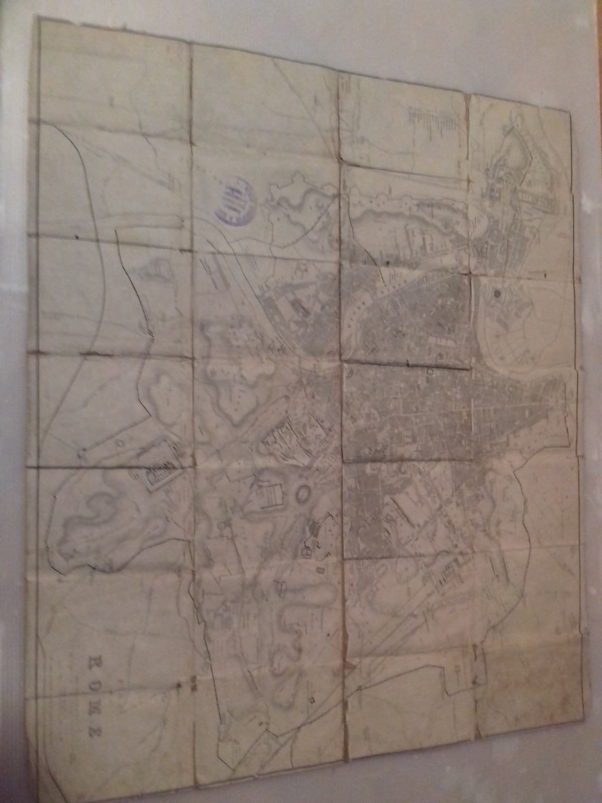 KARTA RIMA - PLAN GRADA 1868.