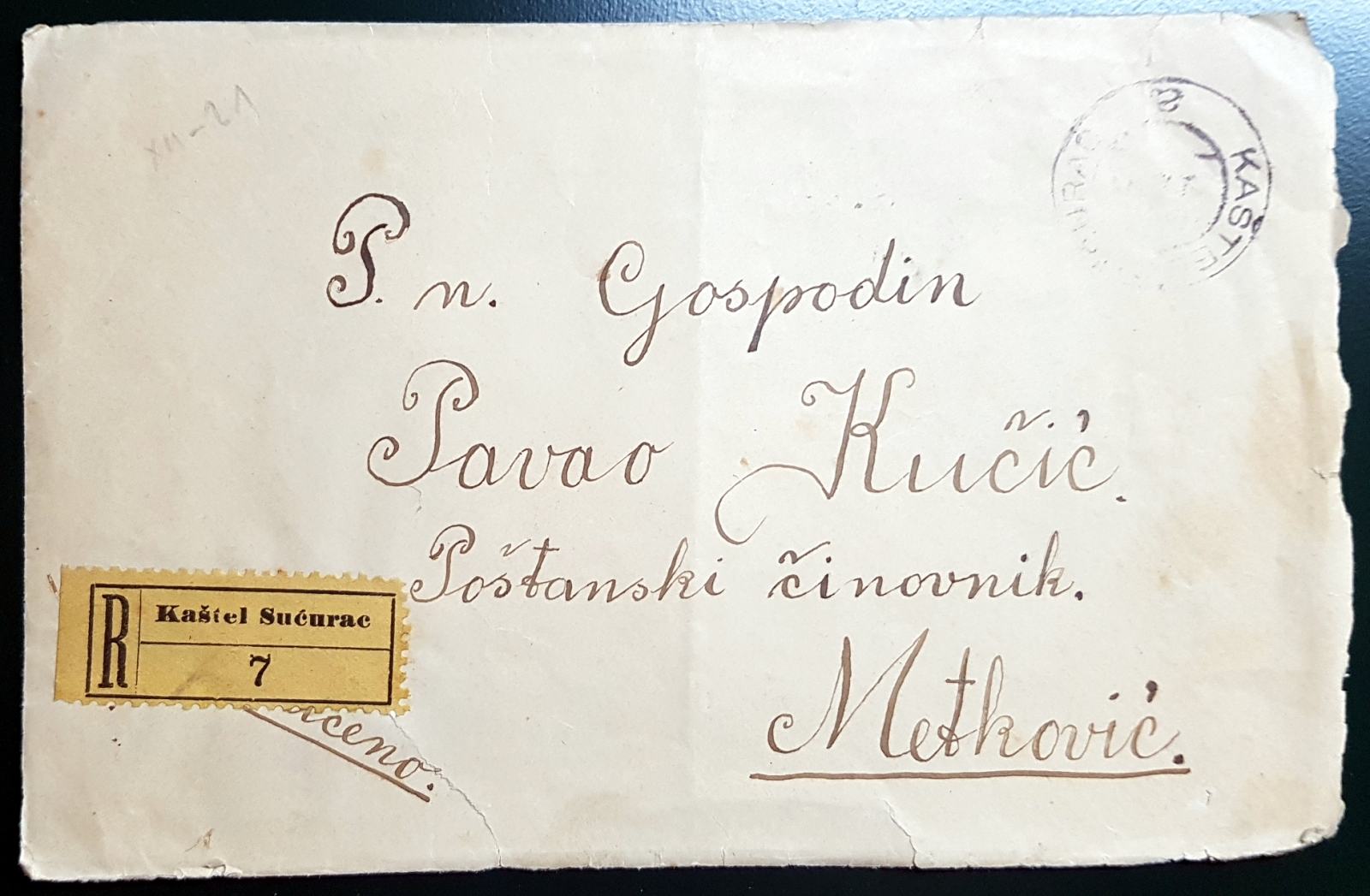 KUVERTA STARA iz 1921 g