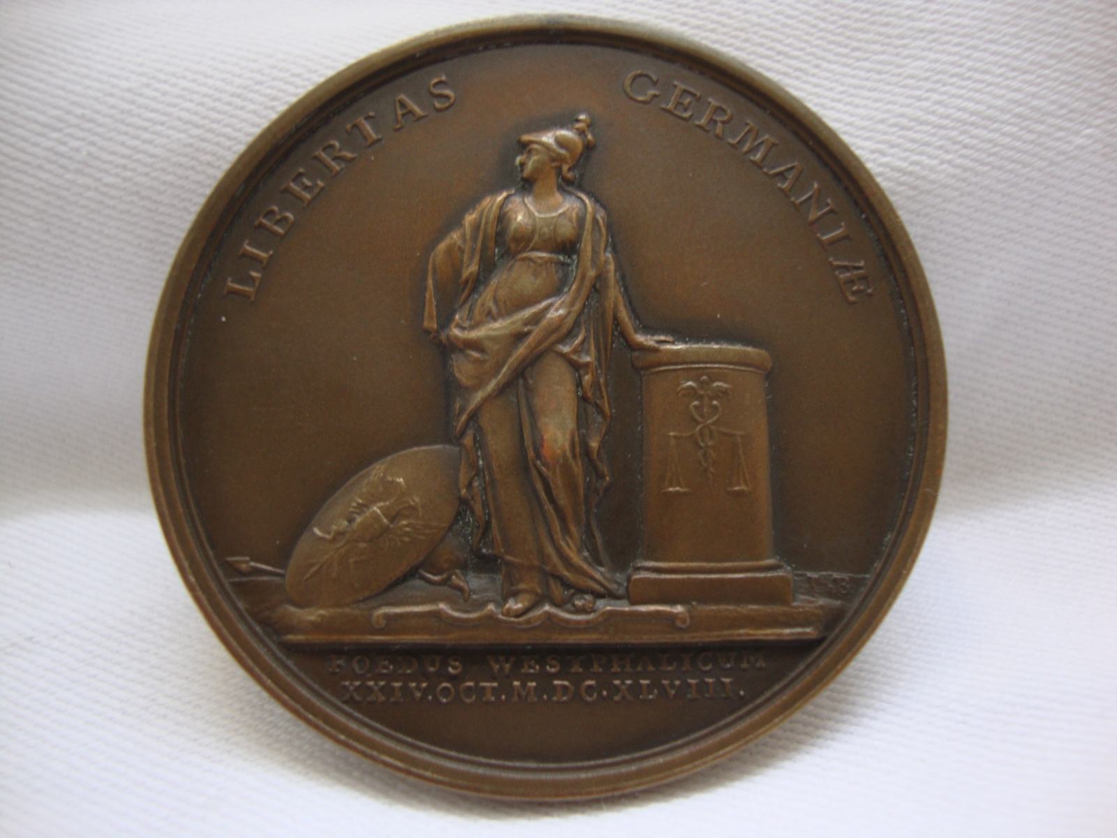 LUDOVICUS XIIII REX CHRISTIANISS - I.MAVGER.F. LIBERTAS GERMANAE