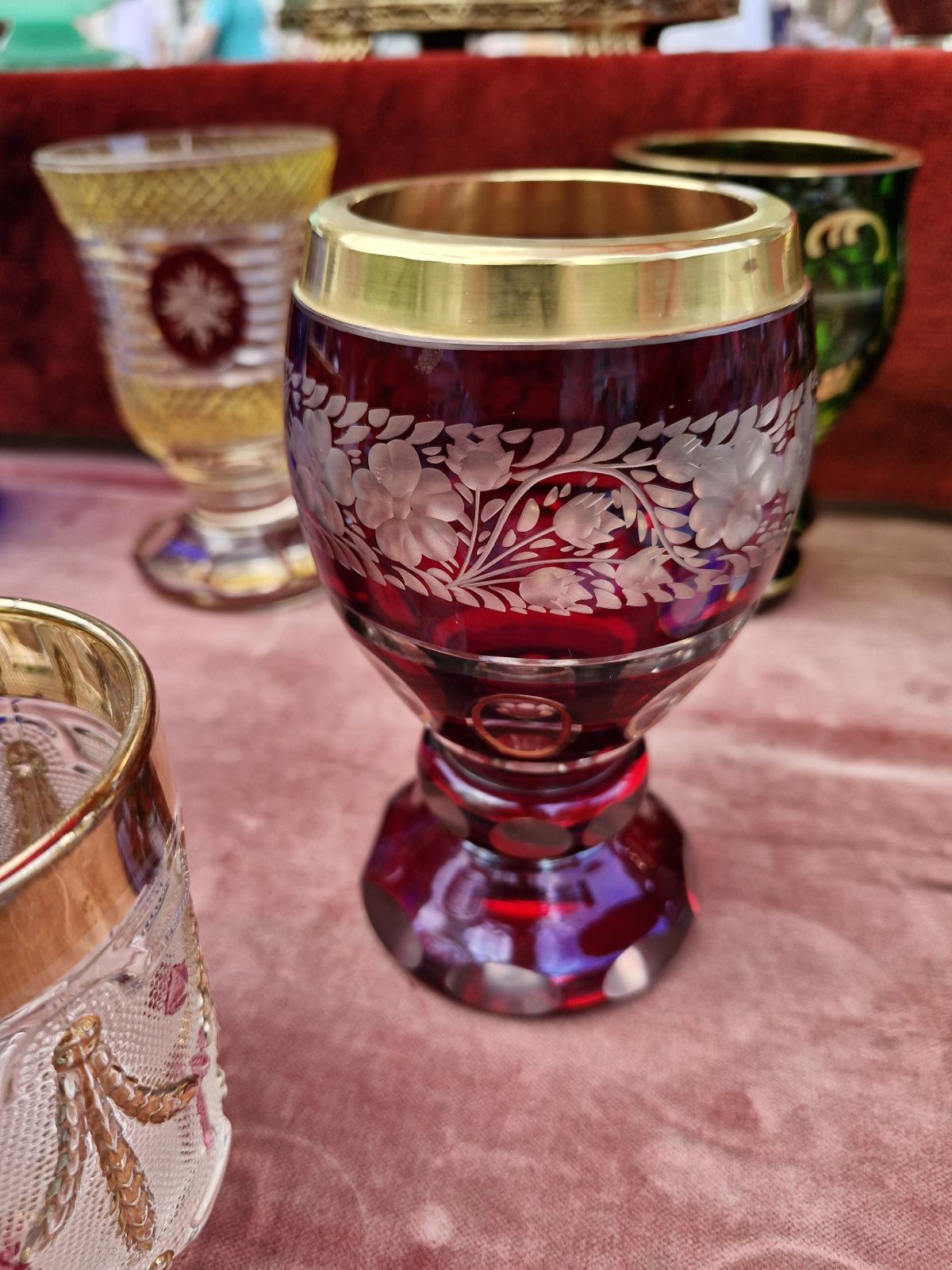 Neo bidermajer eggerman čaša