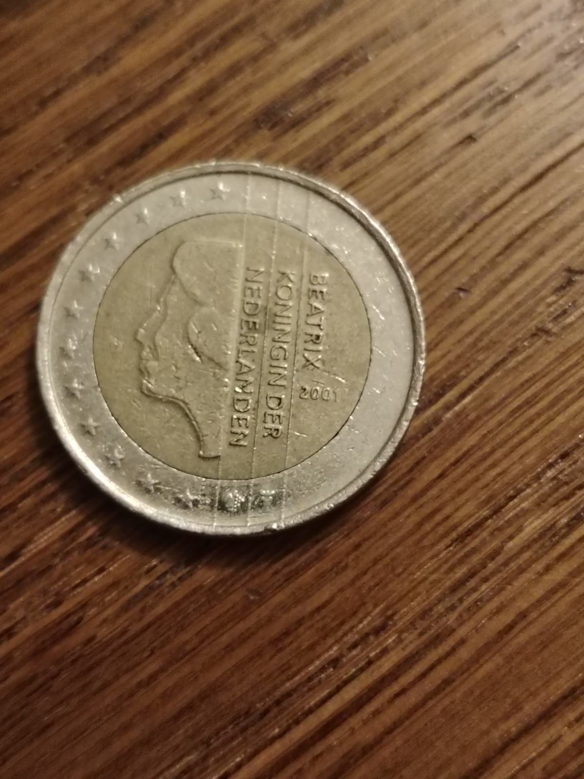 Rijetka kovanica kraljice beatrix 2001 god
