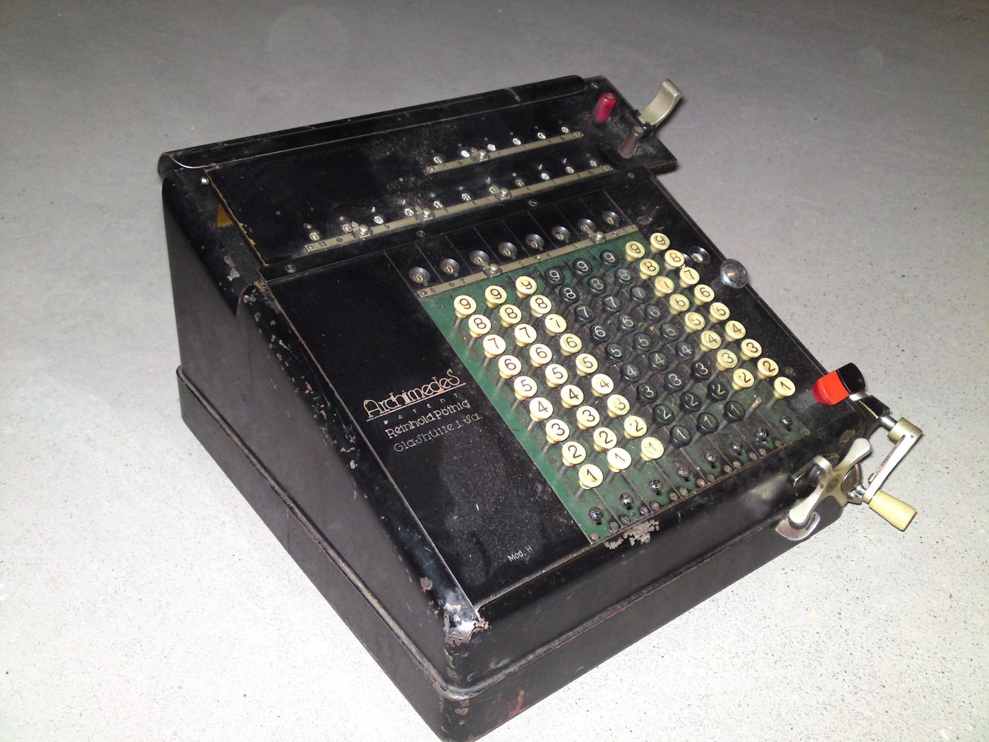 STARI MEHANIČKI RAČUNAR - ARHIMEDES PATENT