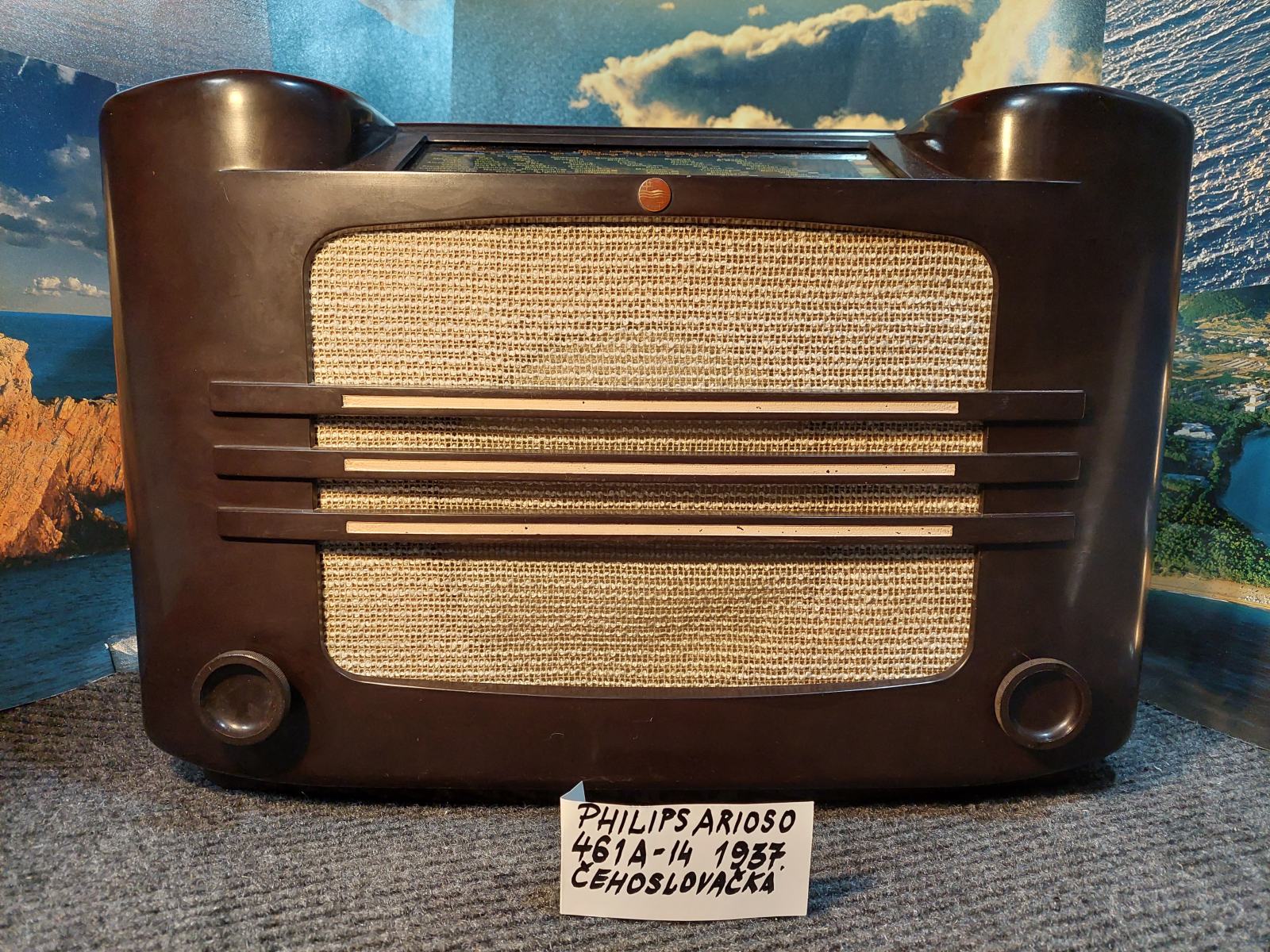 Stari radio Philips Arioso, 1937.