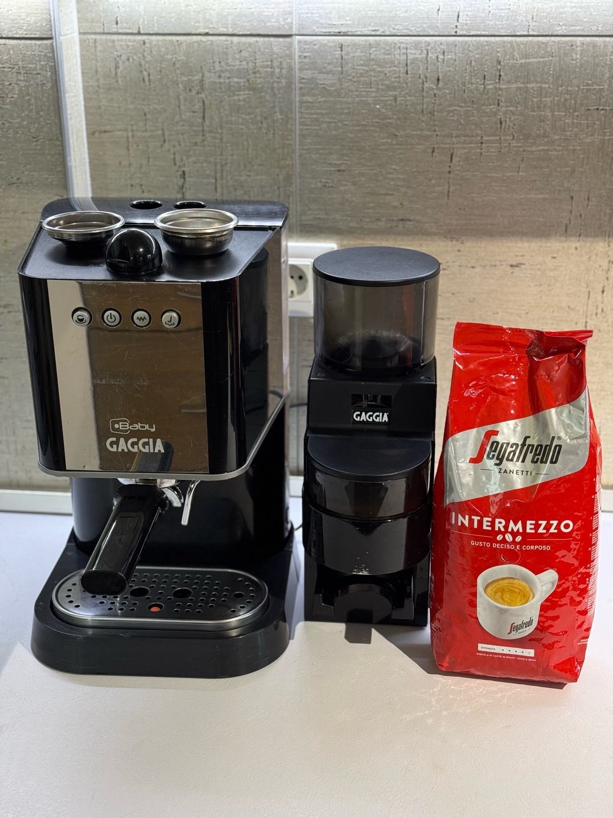 Gaggia Baby + Gaggia mlinac MDF