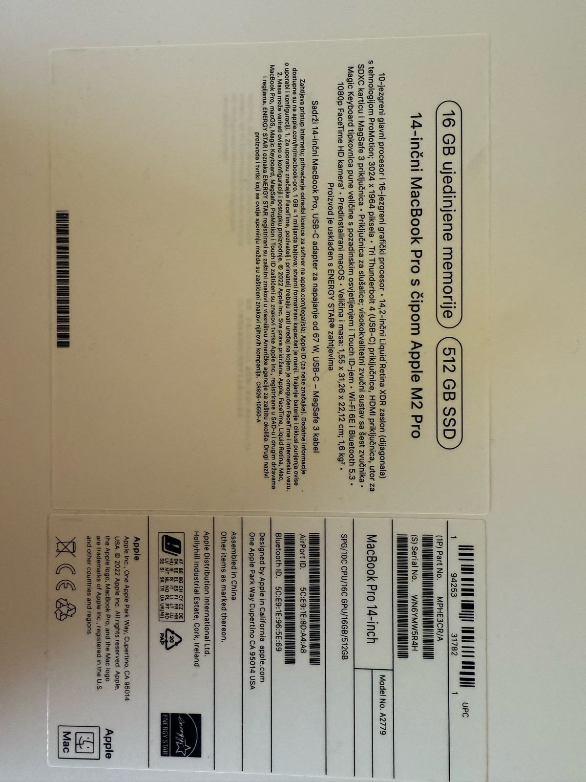 Apple MacBook Pro 14 M2 Pro