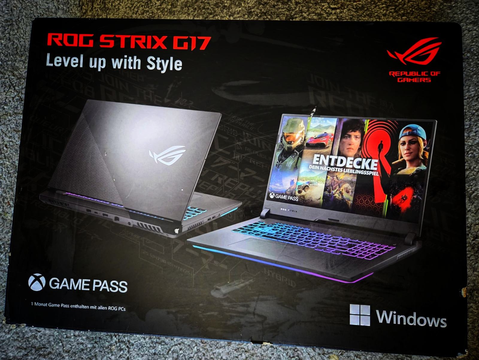 ASUS Rog STRIX G17 model G713
