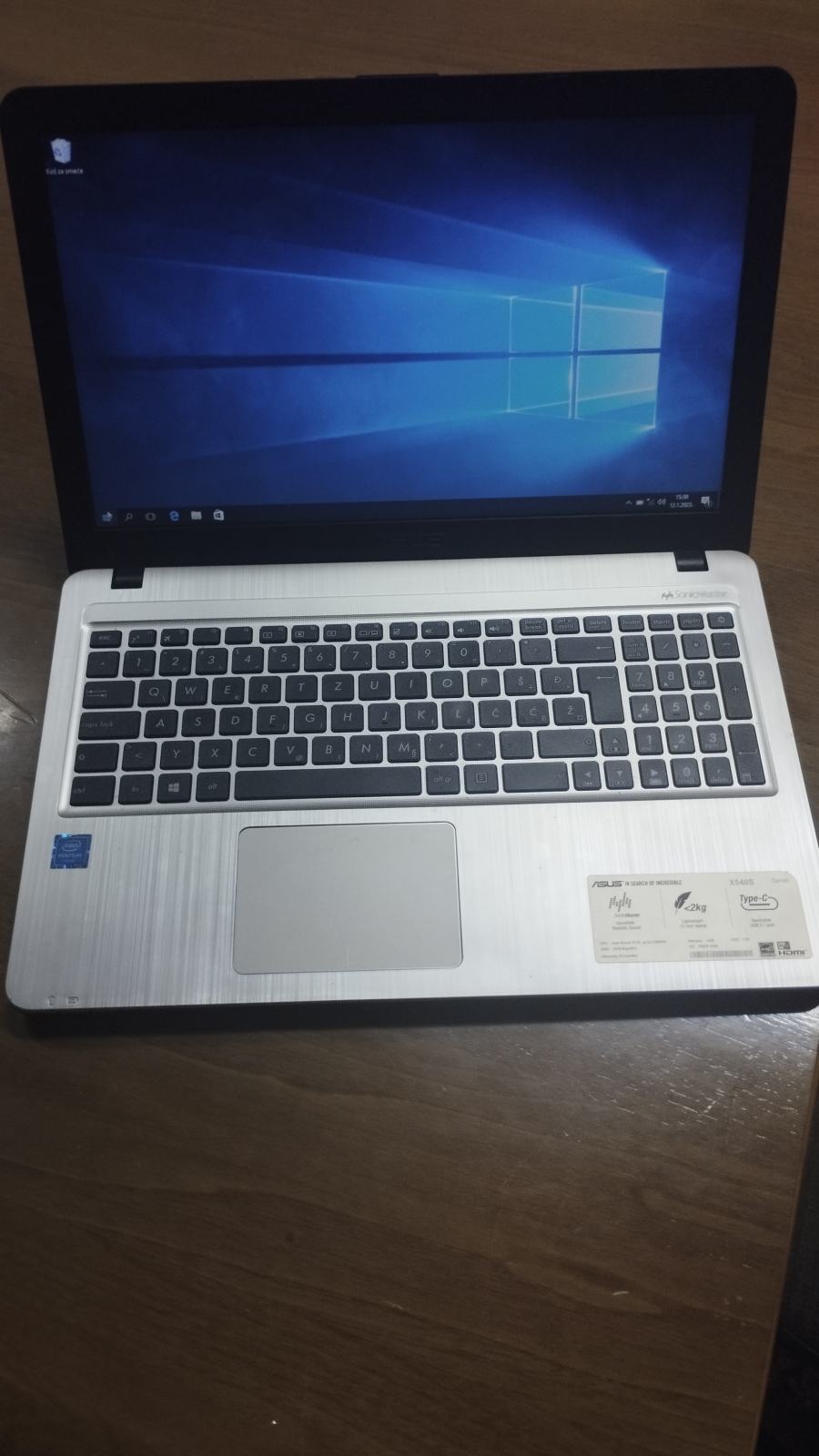 Laptop ASUS x540s