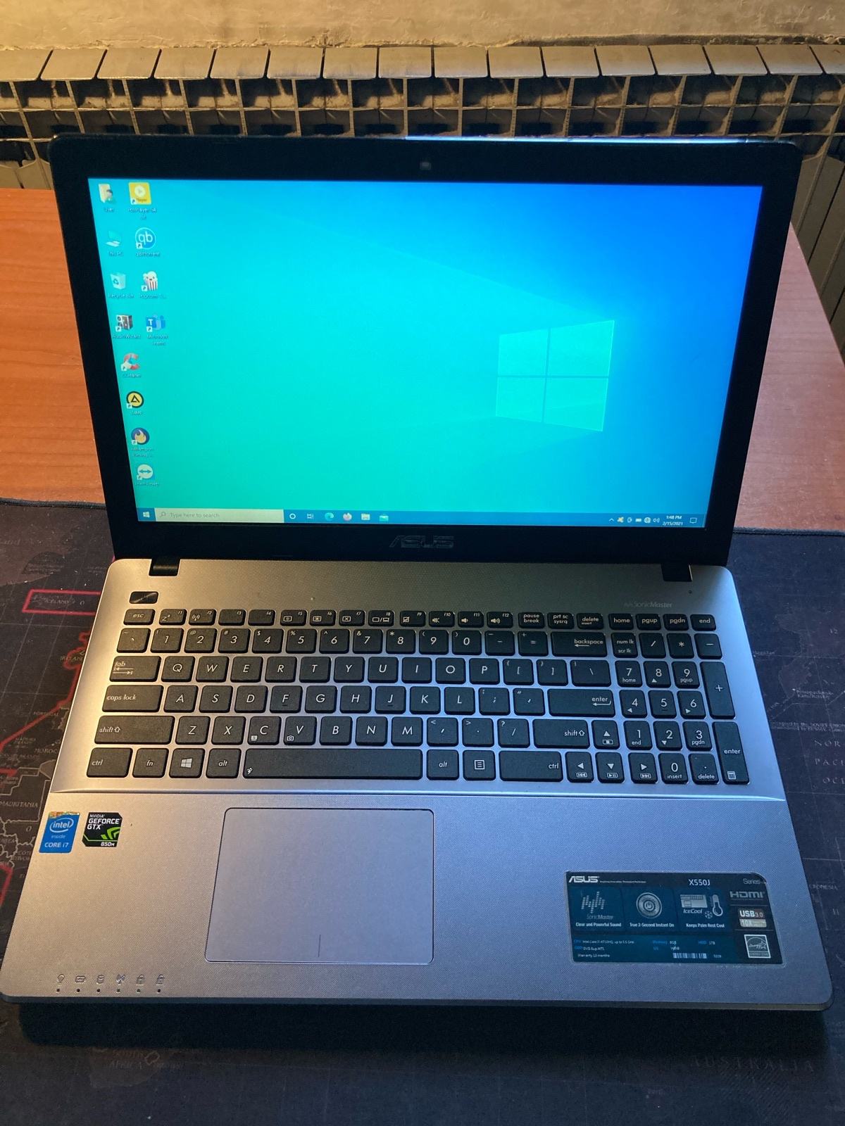 Laptop Asus X550J