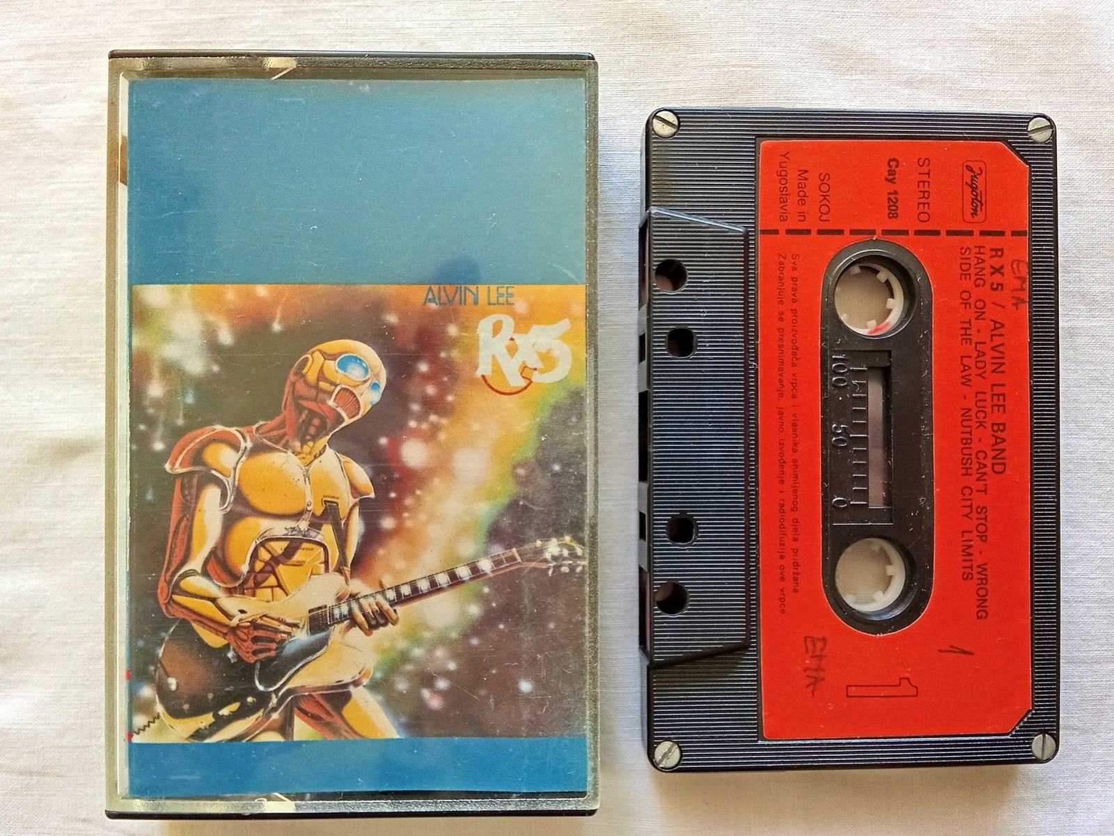 Alvin Lee ‎– RX5, glazbena kaseta, Jugoton 1982.