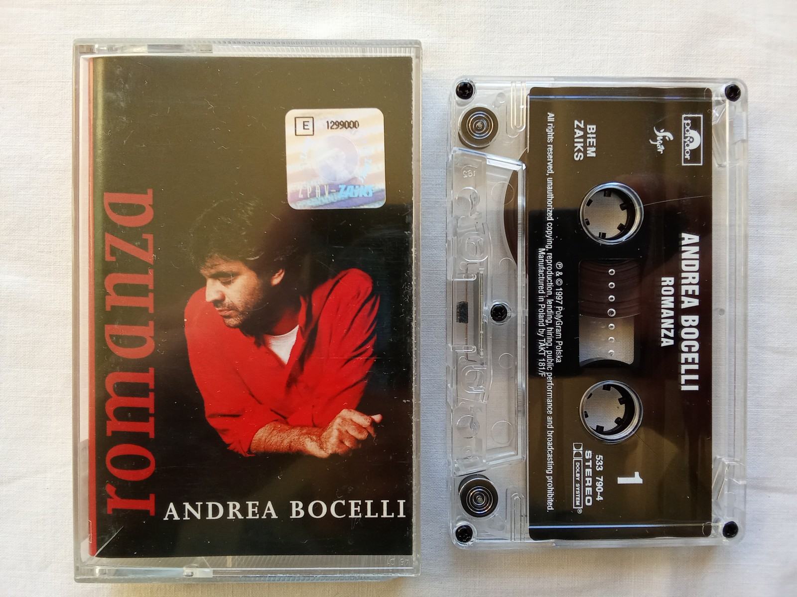 Andrea Bocelli ‎– Romanza, Polydor / Sugar 1997., Poljska